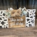 Hand Painted Cow Sign / Painted Wood Sign / Western Sign / Cow - Etsy