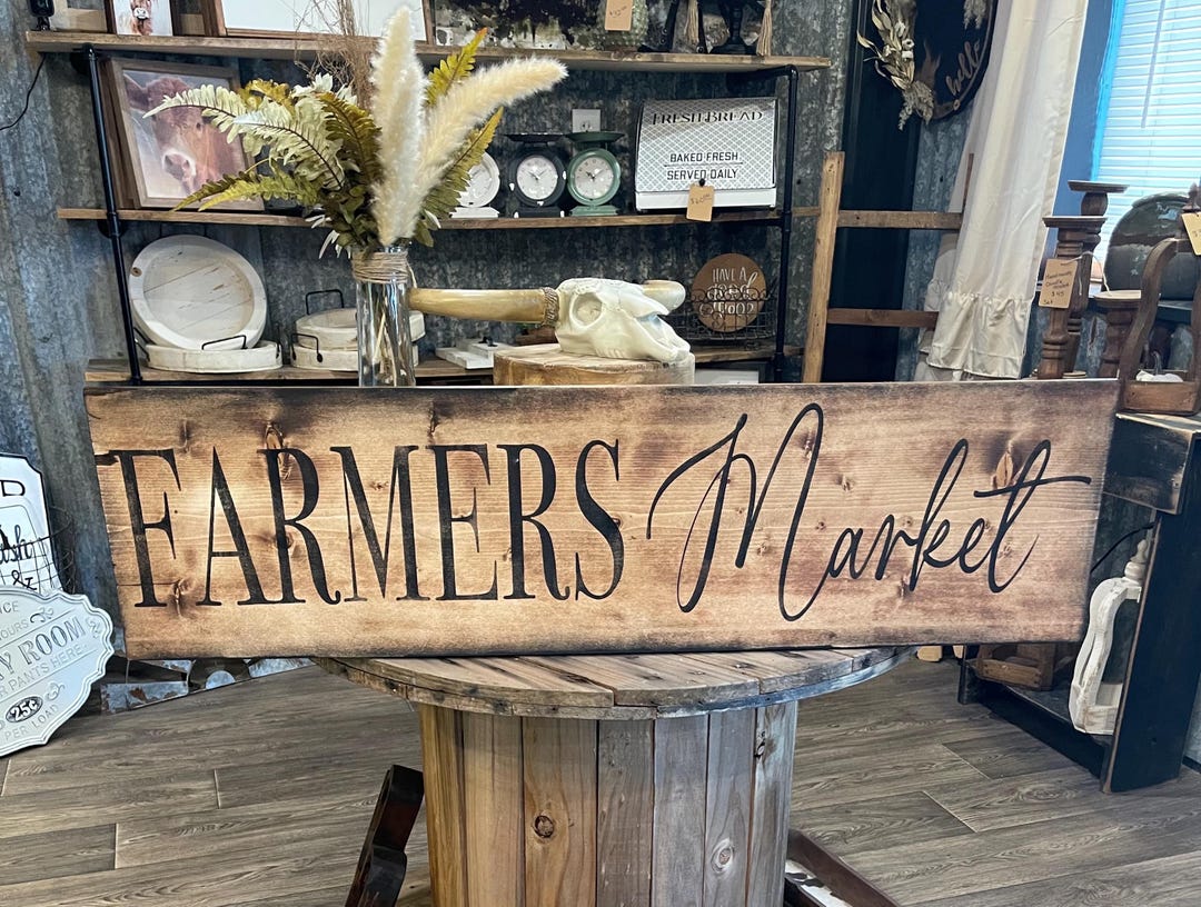 Farmers Market Sign / Farmhouse Bakery Sign / Farmhouse Sign ...