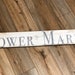 Flower Market Sign / 4 Ft / Farmhouse Country Sign / French Decor ...