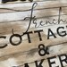 SALE / Ready to Ship / French Country Sign / French Cottage and Bakery ...