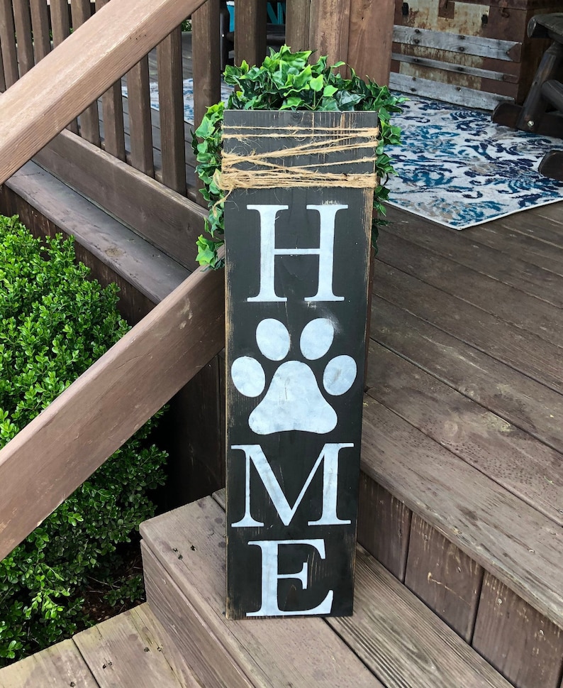 Front Porch Home Sign / Vertical Home / Farmhouse Home Sign / - Etsy