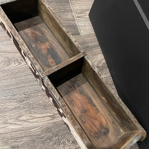 Faux Cowhide Wooden Box / Western Decor / Cow Decor - Etsy