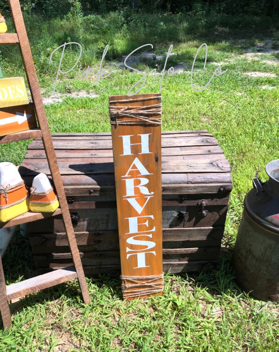Vertical Harvest Sign / Harvest Sign / Farmhouse Sign / Fall Decor ...