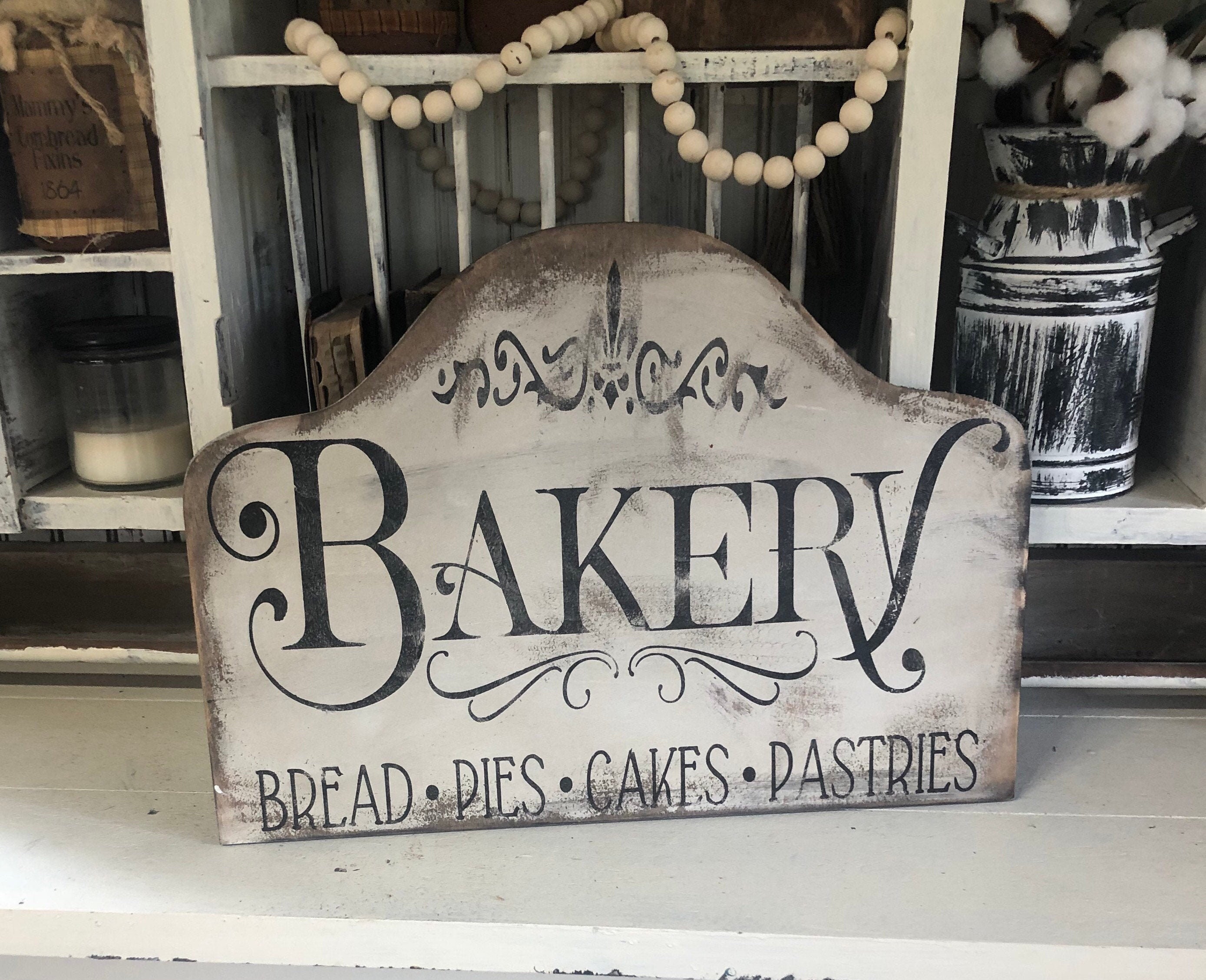 French Country Sign / Bakery Sign / Cake Sign / Farmhouse - Etsy UK