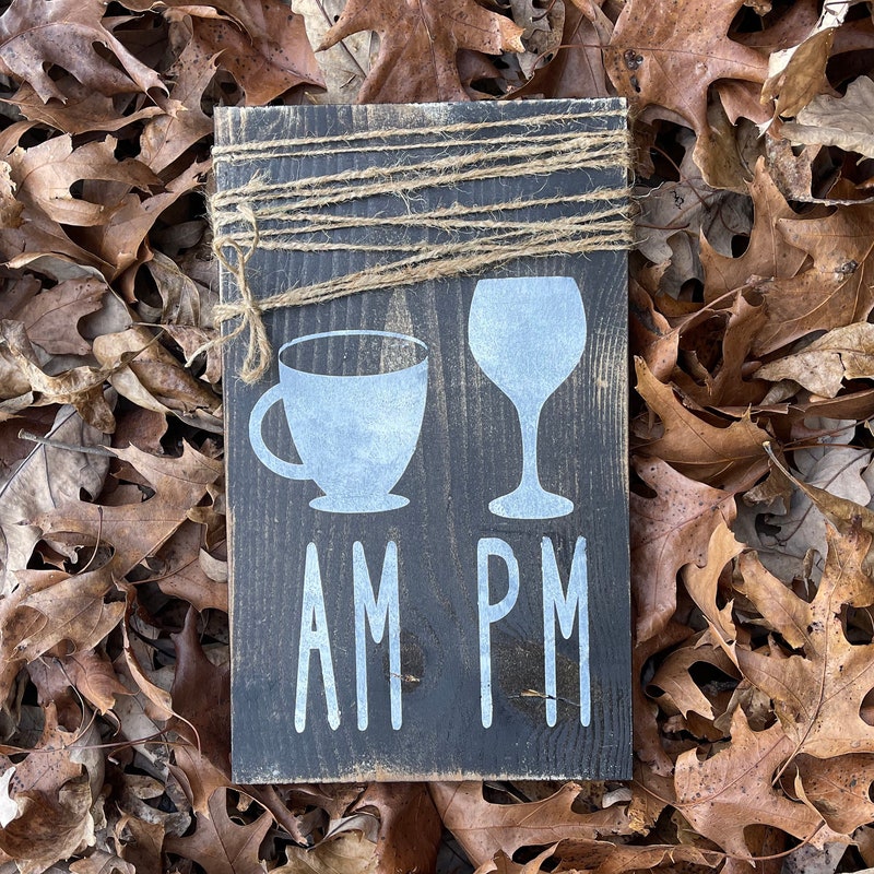 Am Pm Sign - Etsy