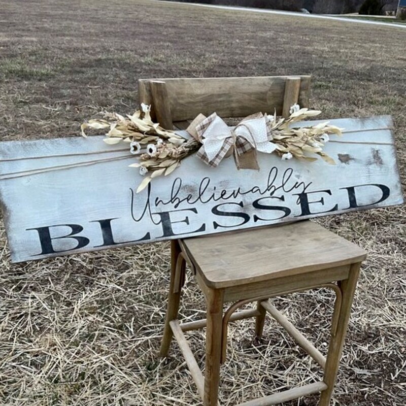 Blessed Sign - Etsy
