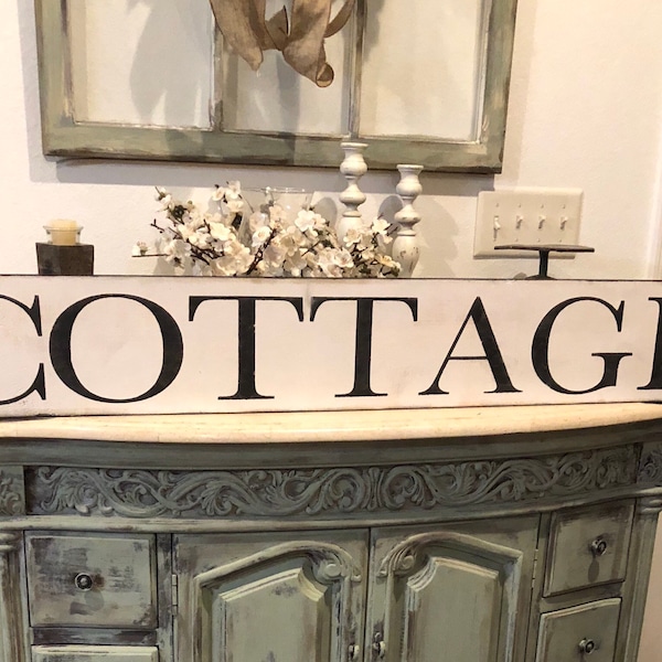 Distressed Wood Sign - Etsy