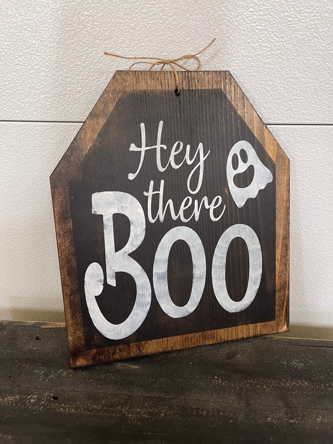 Hey There Boo Sign / Fall Sign / Farmhouse Tag Sign / Halloween Sign - Etsy