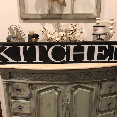 Farmhouse Kitchen Sign Rustic Kitchen Decor Self Serve - Etsy
