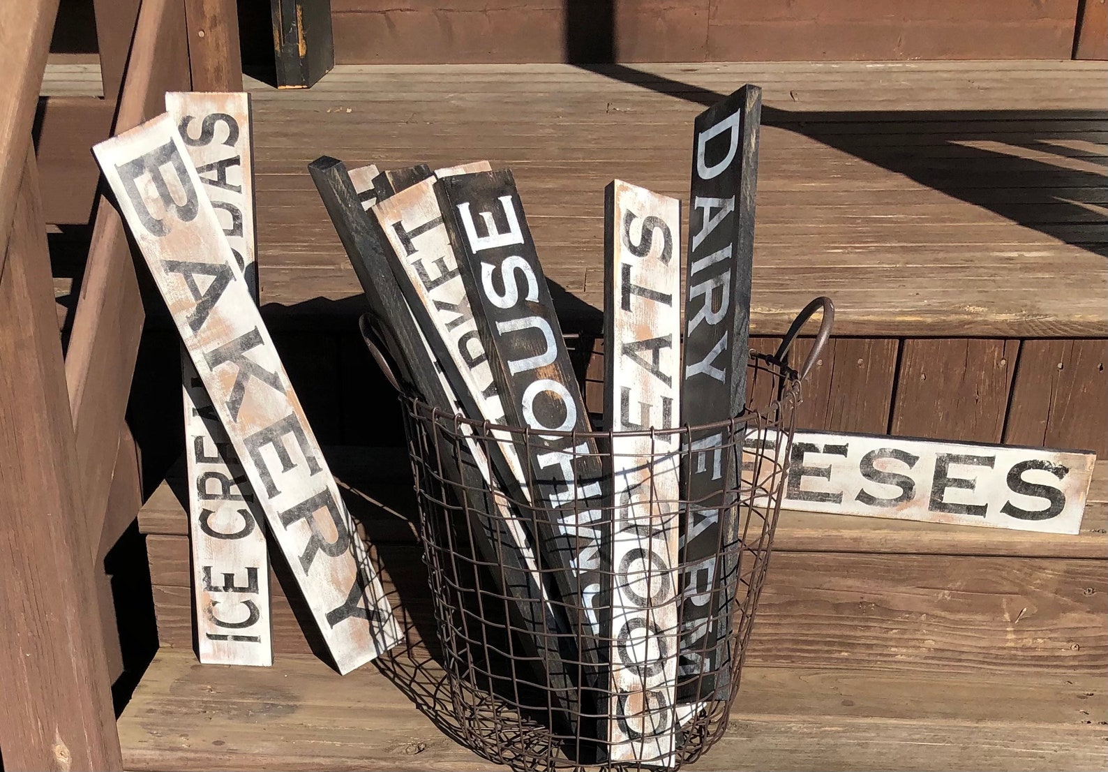 You Pick / Mini Signs / Farmhouse Sign / Rustic Sign / Milk - Etsy