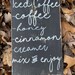 Iced Coffee Sign / Coffee Bar Sign / Recipe Sign / Coffee Sign - Etsy