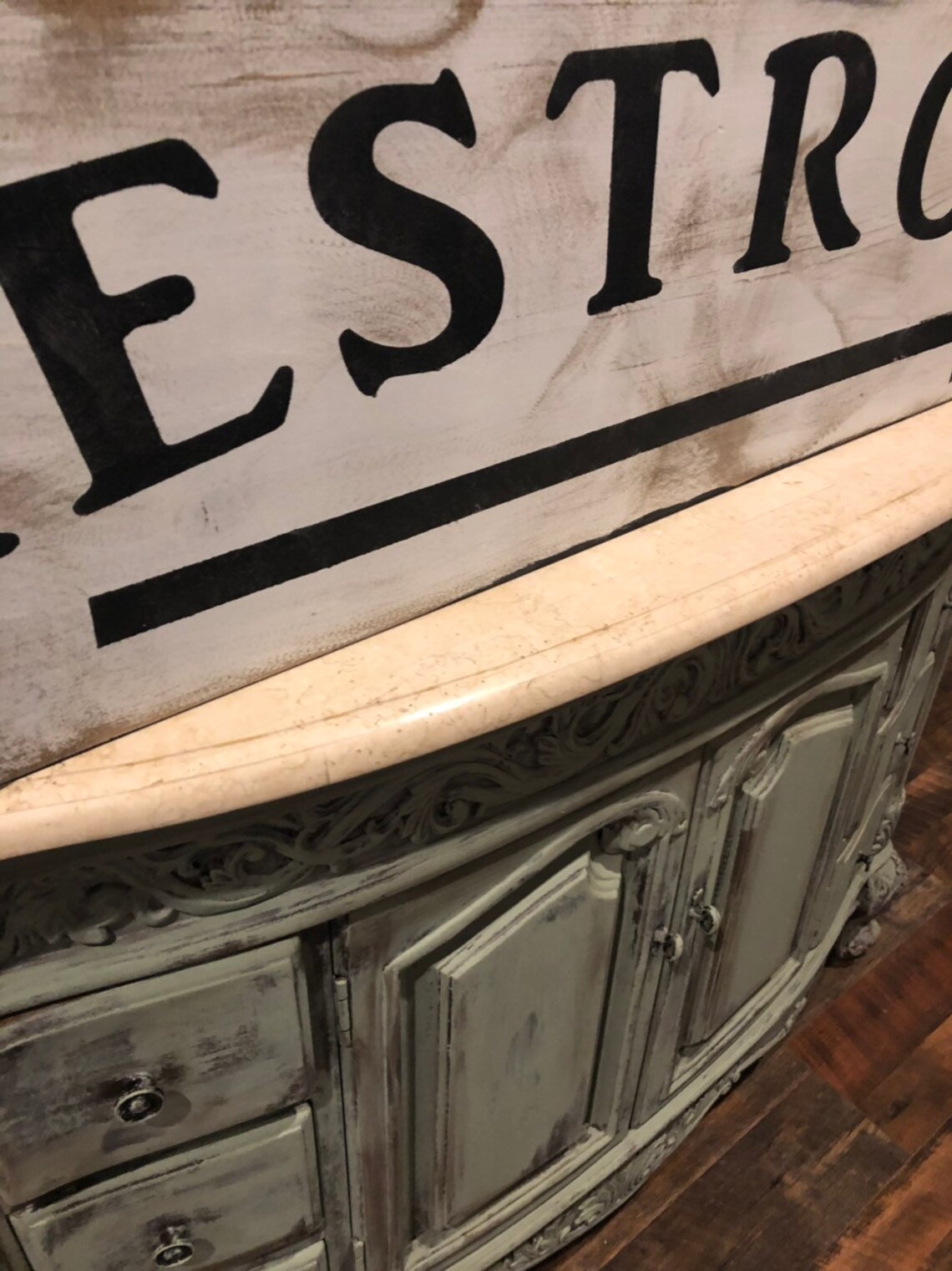 Huge Restroom Sign / Bathroom Sign / Rustic Farmhouse Sign / | Etsy