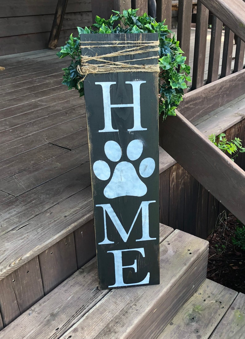 Front Porch Home Sign / Vertical Home / Farmhouse Home Sign / - Etsy
