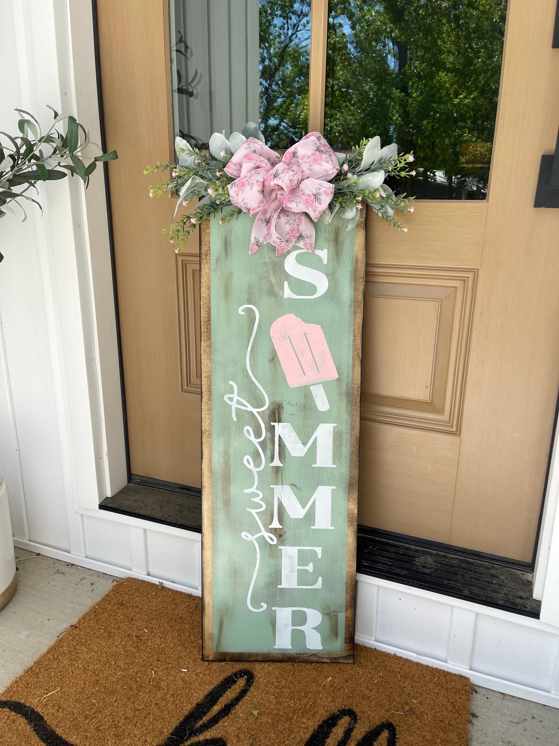 Summer Sign / Popsicle Sign / Sweet Summer Sign / Farmhouse Sign ...