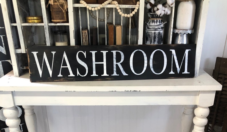 Washroom Sign / Laundry Sign / Rustic Laundry Sign / Wash and - Etsy