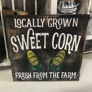 Sweet Corn Sign / Farmhouse Sign / Produce Sign / Sweet Corn for Sale ...