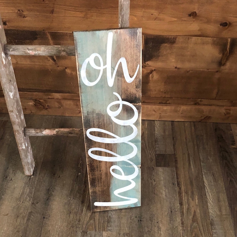 Hello Sign - Etsy