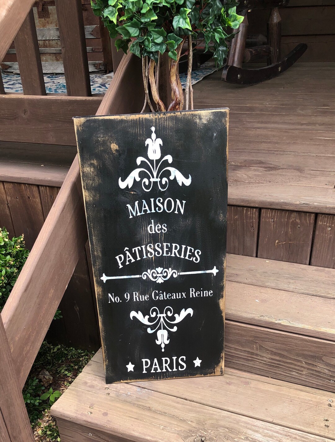 French Country Sign / Patisserie Sign / Paris Sign / Farmhouse Sign ...