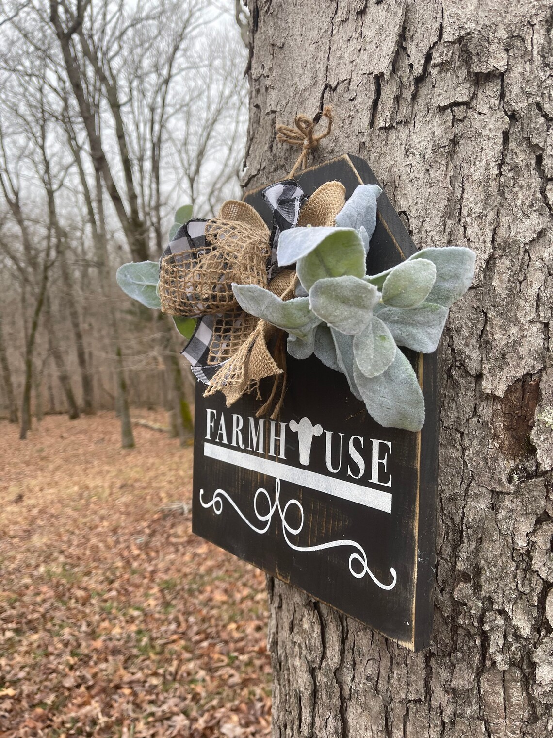 Home Tag / Cow Tag Sign / Farmhouse Sign / Door Sign / Lambs - Etsy