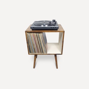 Mid Century Modern Record Console | Record Player Console | MCM Record ...