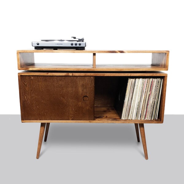 Mid Century Record Stand - Etsy