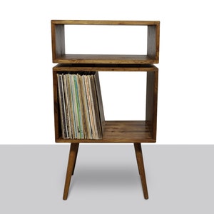 Mid Century Modern Record Console Turntable Stand Vinyl - Etsy
