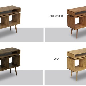 Mid Century Modern Record Console Turntable Stand Vinyl - Etsy