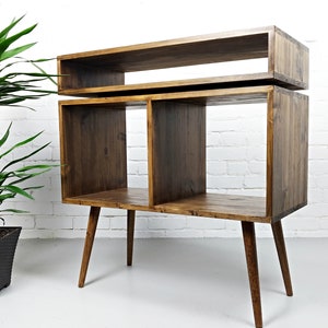 Mid Century Modern Record Console Turntable Stand Vinyl - Etsy