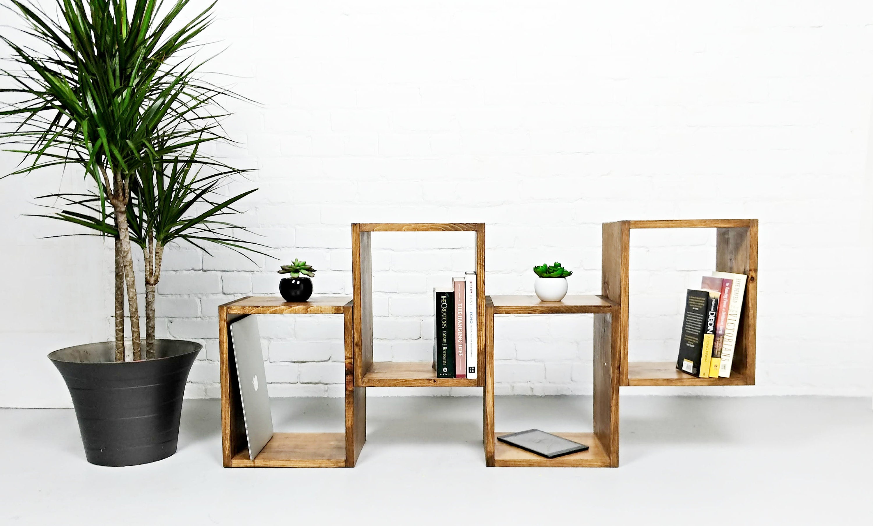 Modular Bookshelf Real Wood Bookshelf Minimalist Bookshelf - Etsy Canada