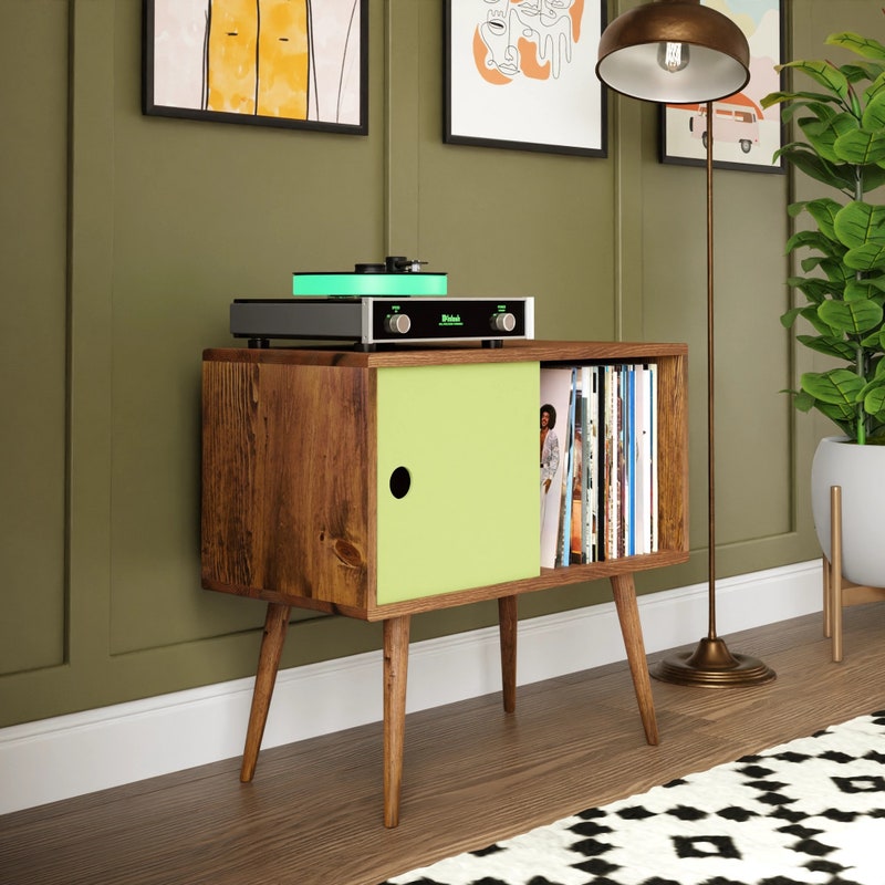 Record Cabinet - Etsy