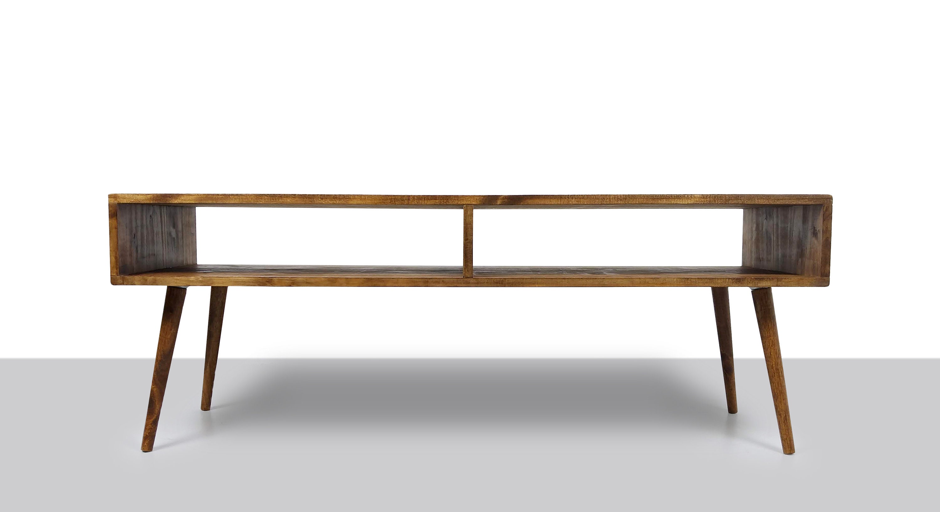 Mid Century Modern Media Console TV Console Real Wood Media - Etsy