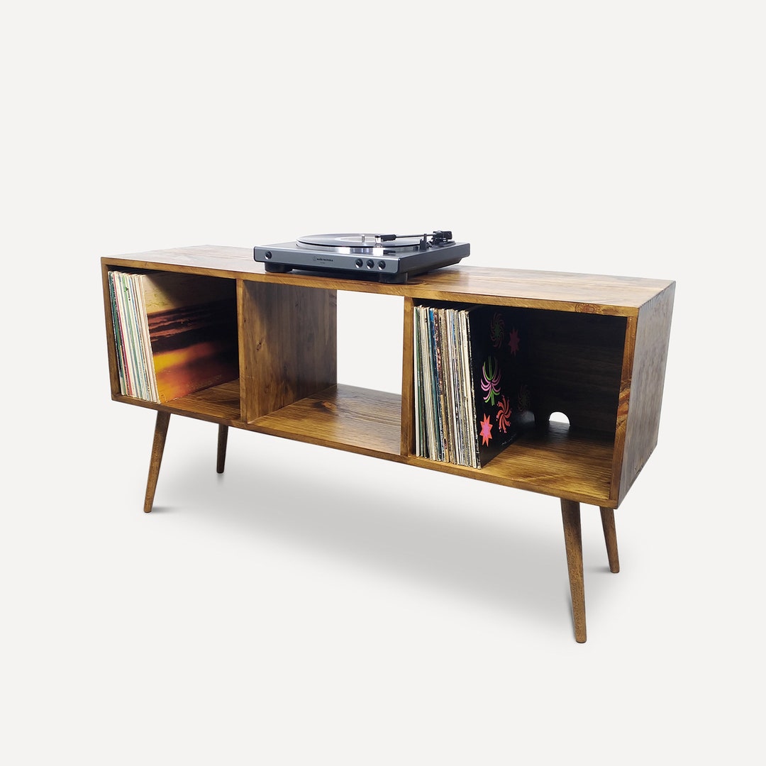 MCM Media, TV Stand & Record Table - Etsy
