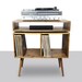Mid Century Modern Record Console Turntable Stand Vinyl - Etsy