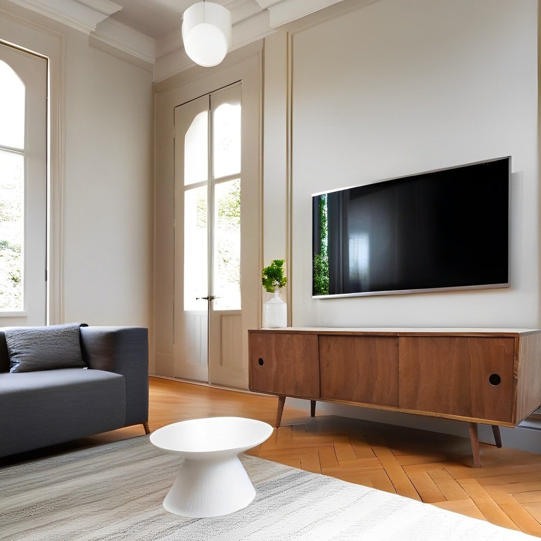 Mid Century Modern Credenza | MCM TV Stand | Vintage Sideboard | Danish ...