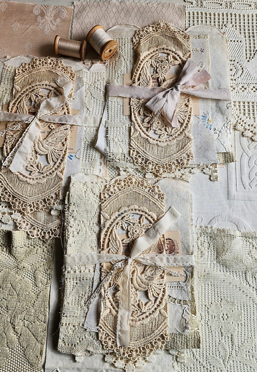 NEW NATURAL COLOR Vintage and Antique, Textured Fabric Collection ...