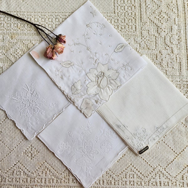 Wedding Handkerchief Embroidered - Etsy