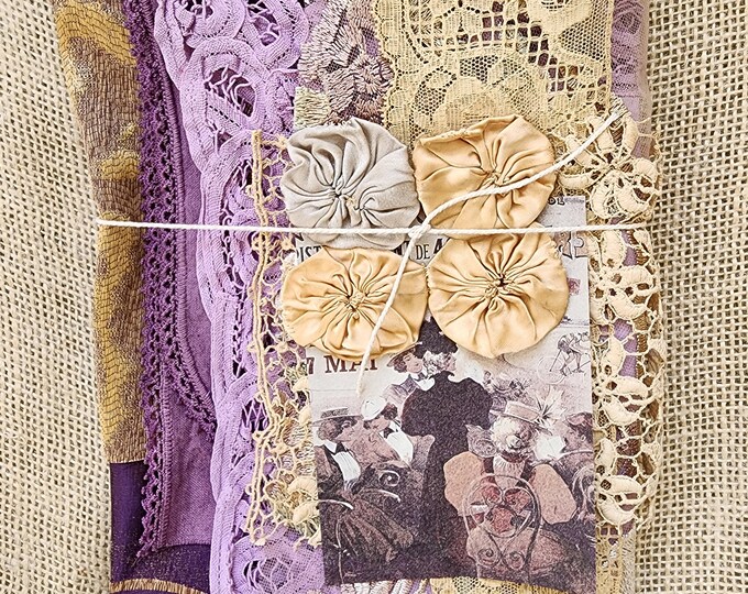 Vintage Table Linen Craft Bundle Hand Dyed - Etsy