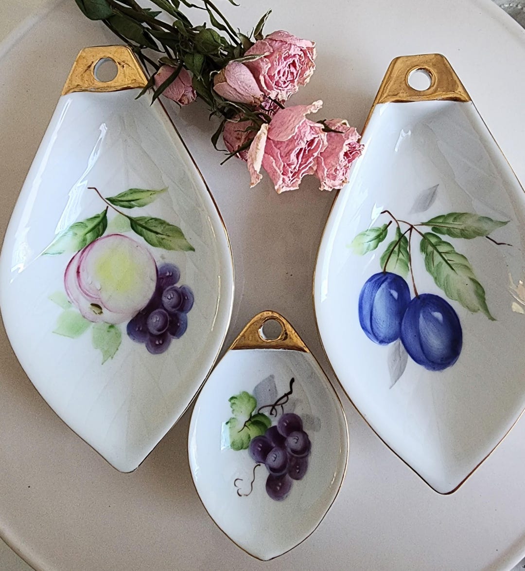 1950s Hand Painted Small Serving Dishes Made in Japan. Sold as Set of 3 ...