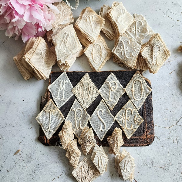 Embroidered Letters - Etsy