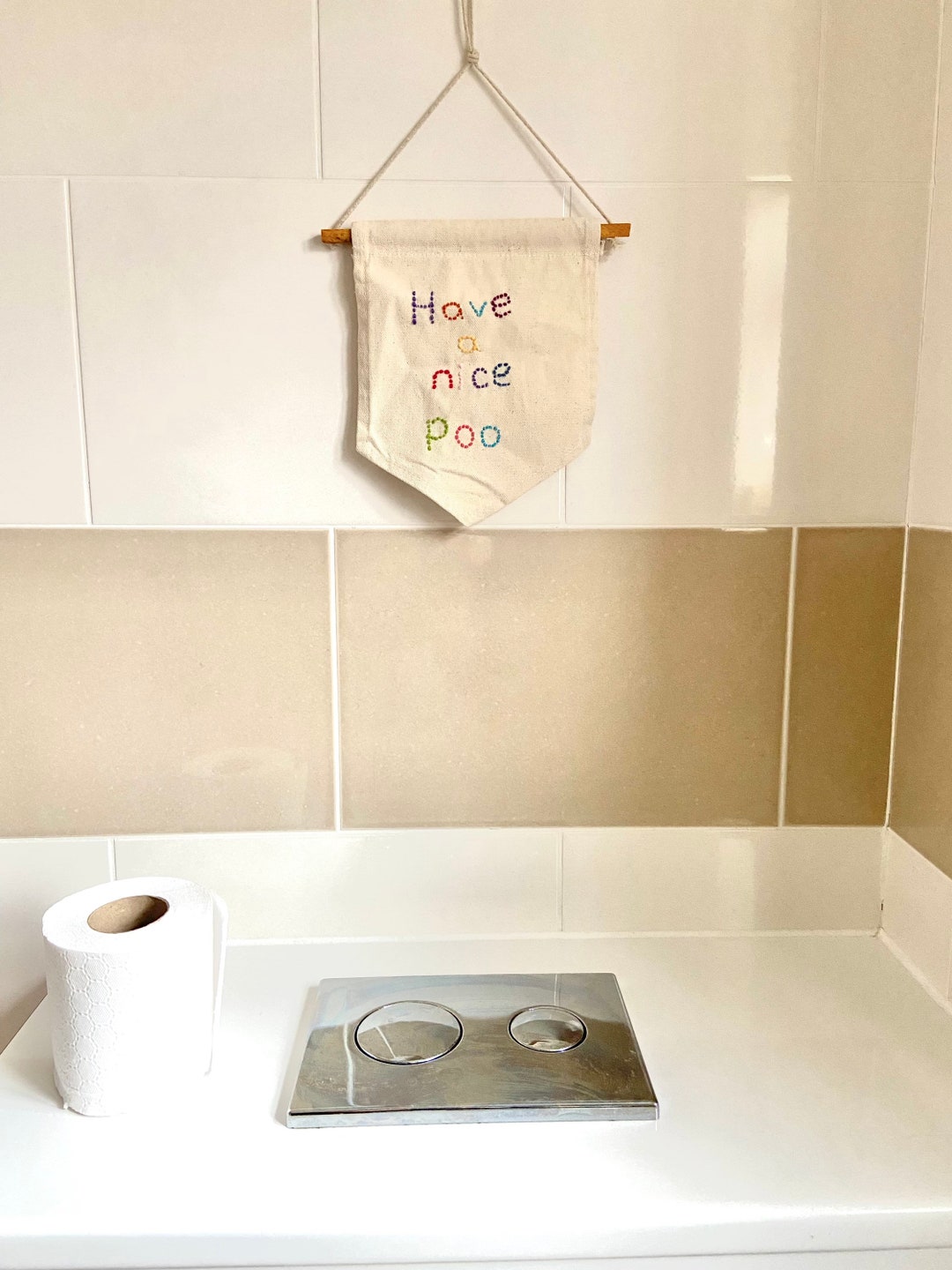 Rude Humour Toilet Humour - Have a Nice Poo Flag Sign - Etsy