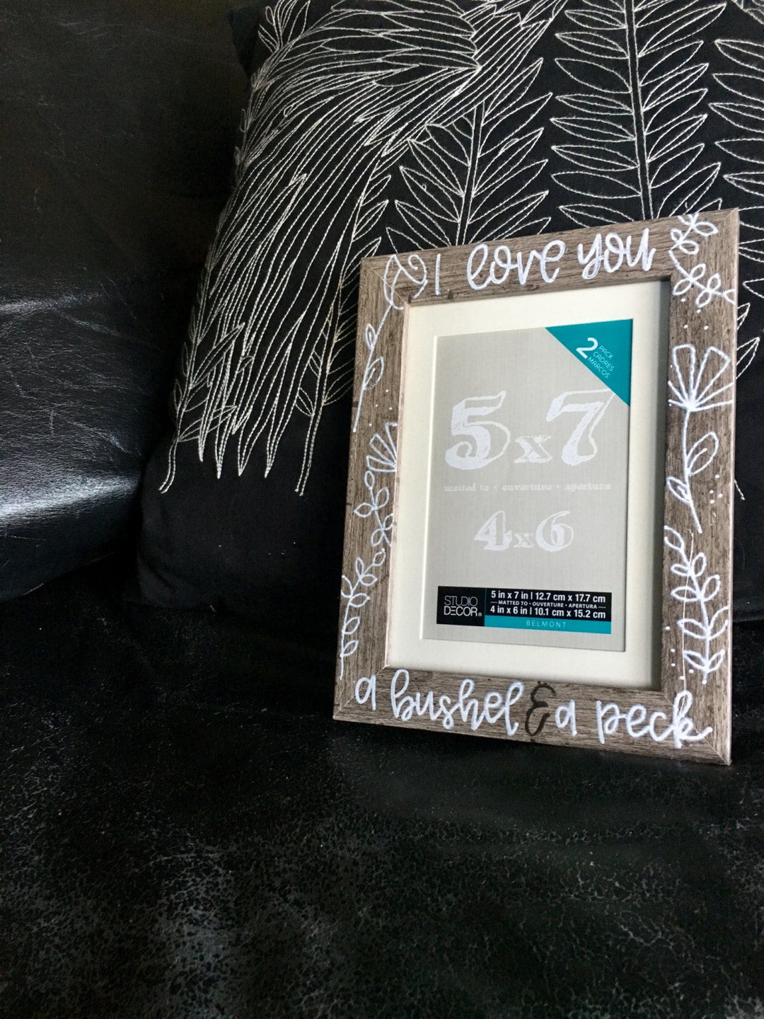 I Love You Hand-lettered Frame - Etsy