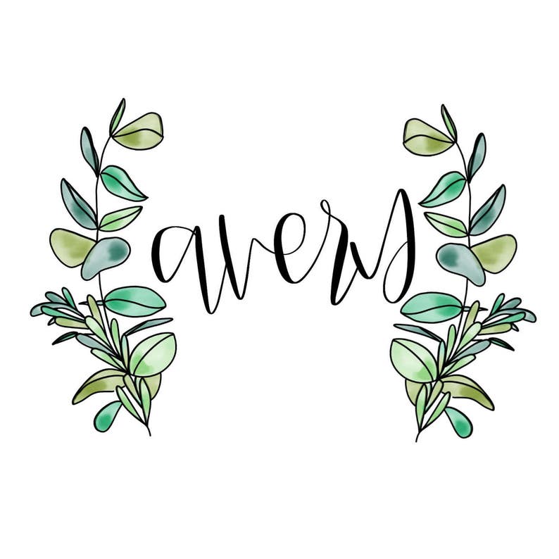 Custom Name Digital Calligraphy - Etsy