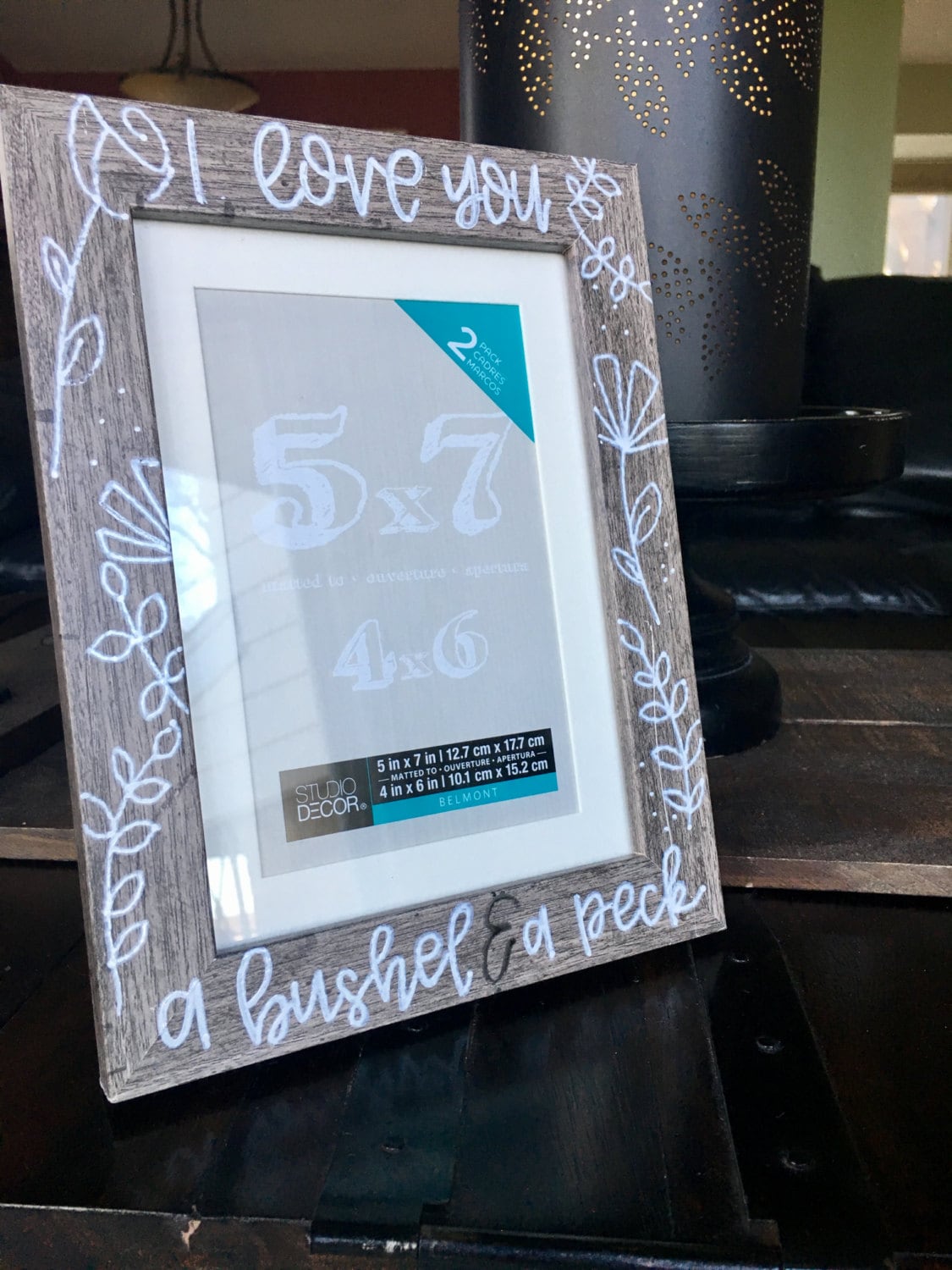 I Love You Hand-lettered Frame - Etsy