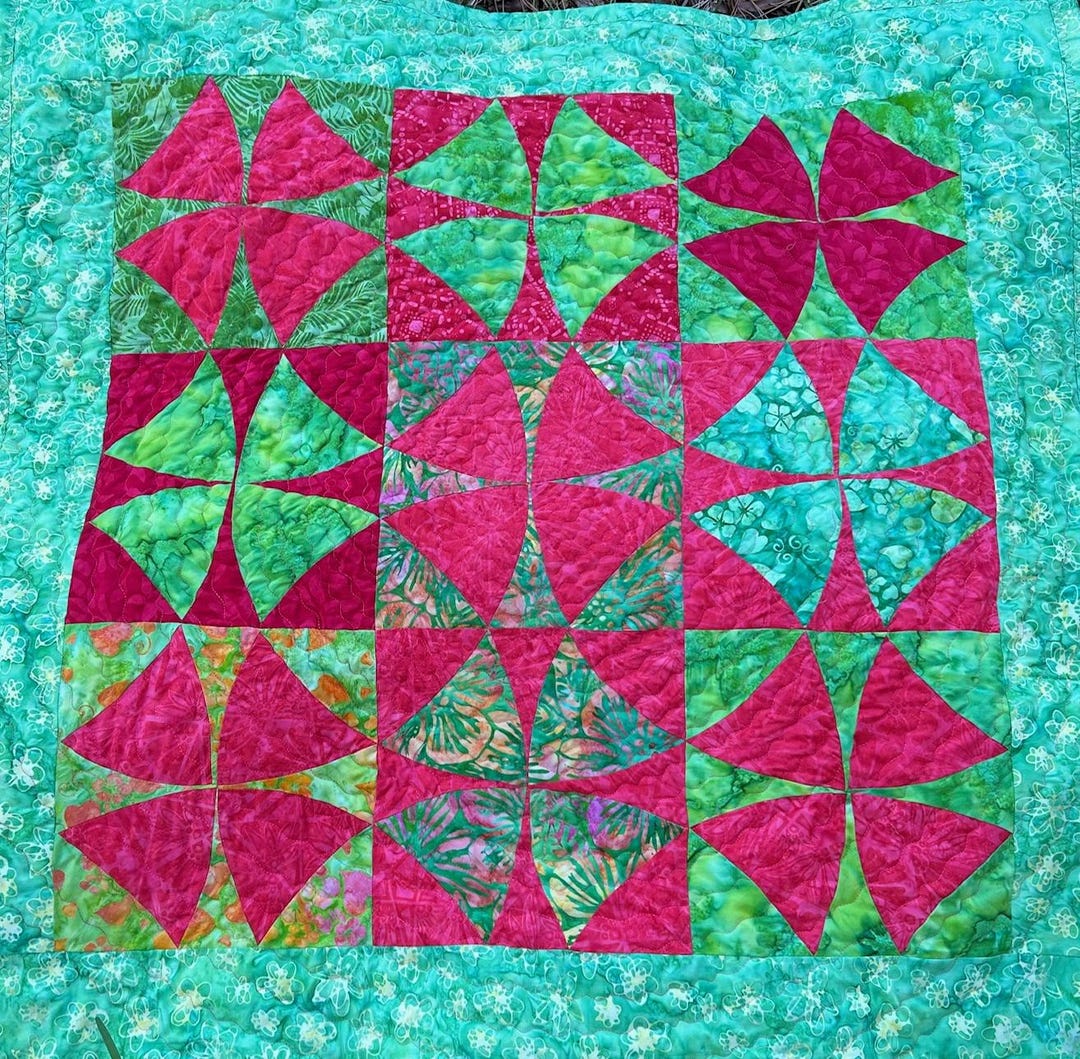 Winding Ways Quilt 38x38 - Etsy