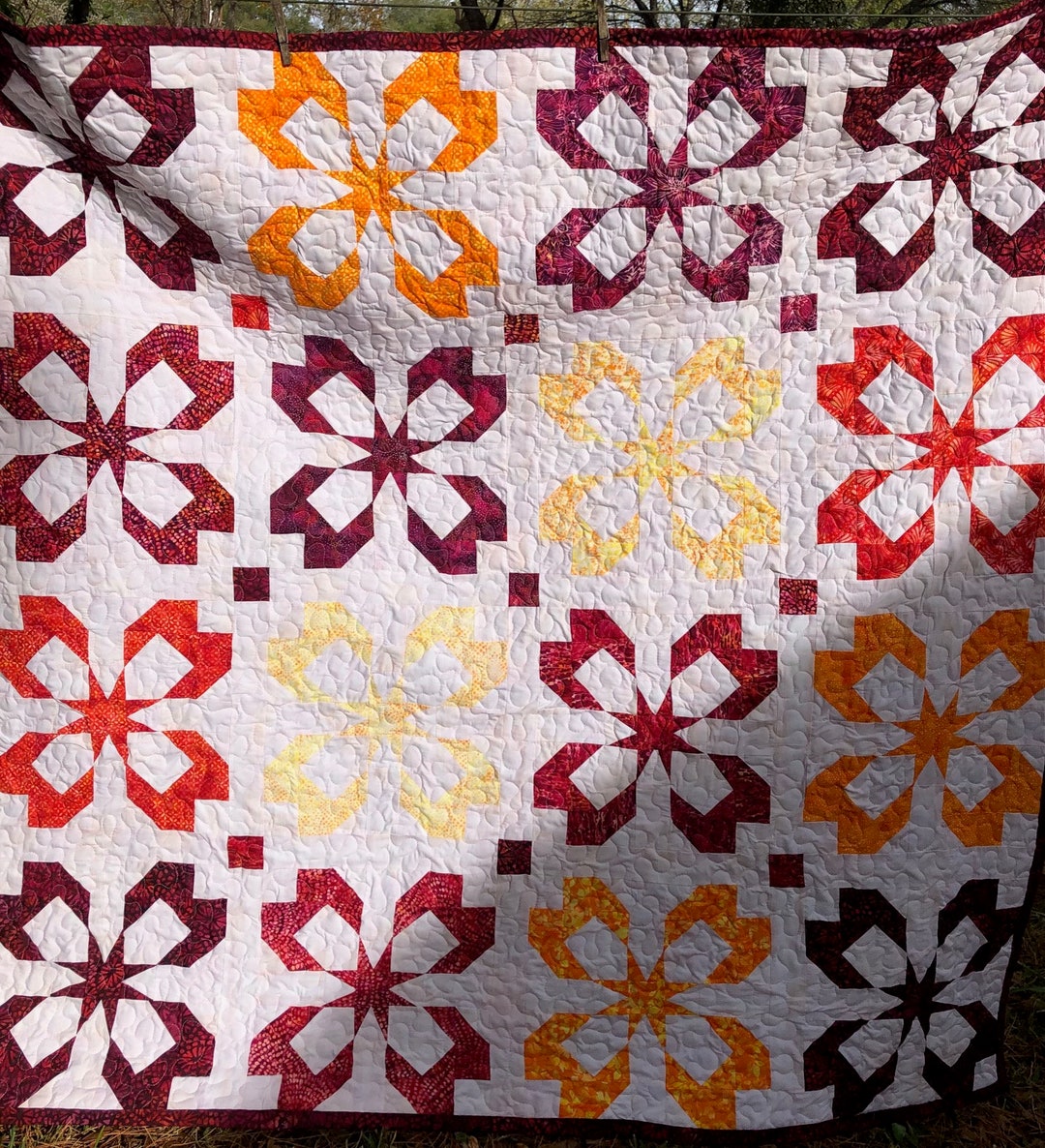 Flutter Quilt 60x60 - Etsy