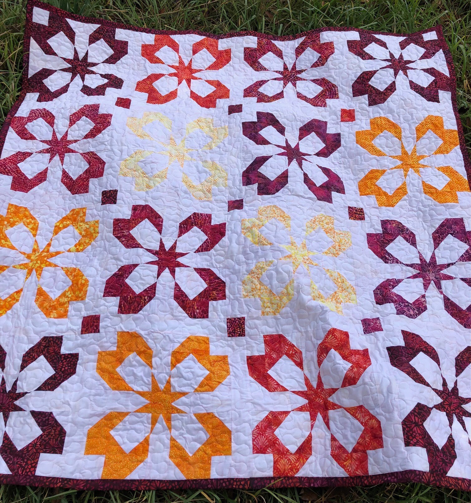 Flutter Quilt 60x60 - Etsy