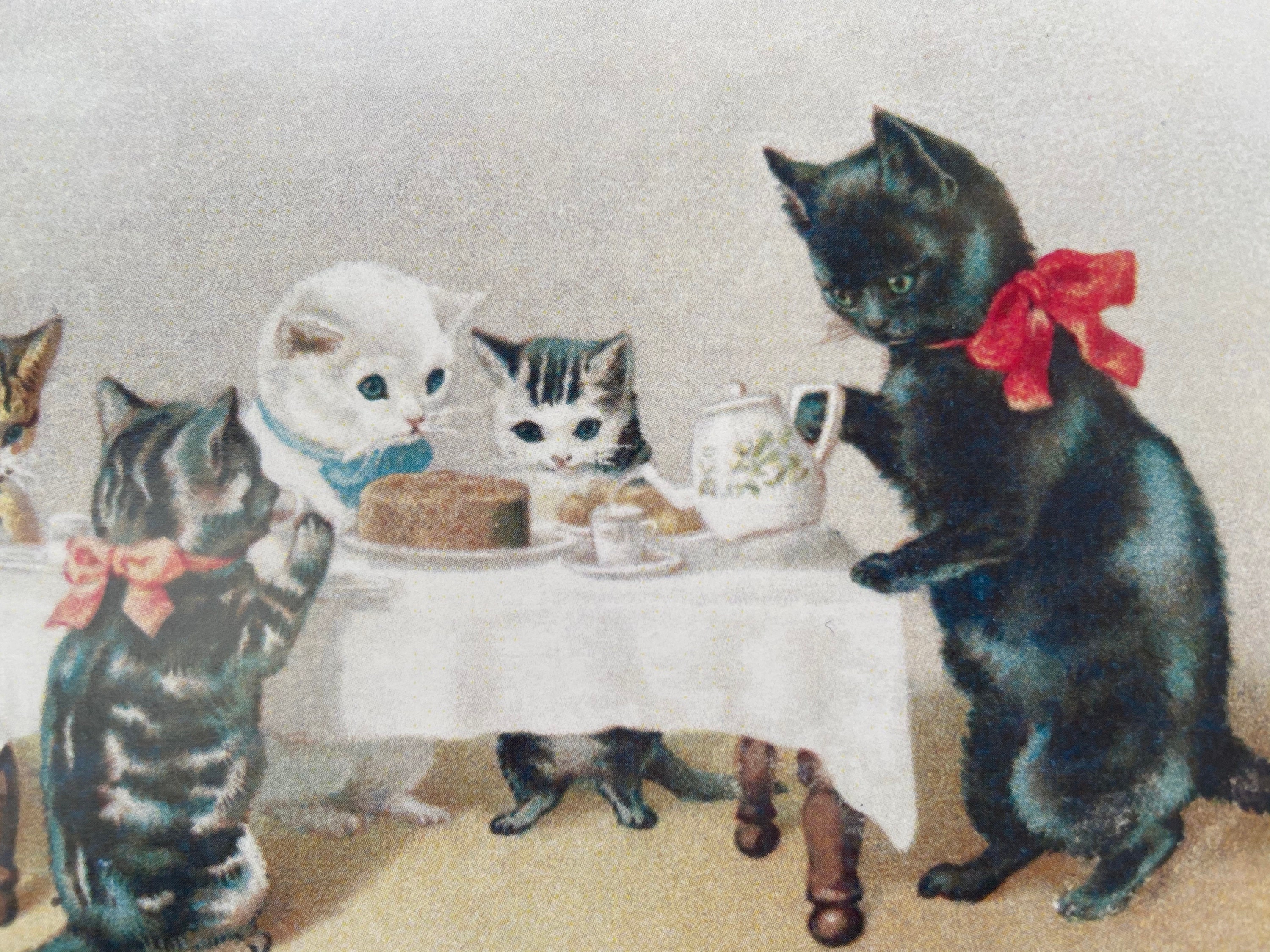 Cats Having Tea