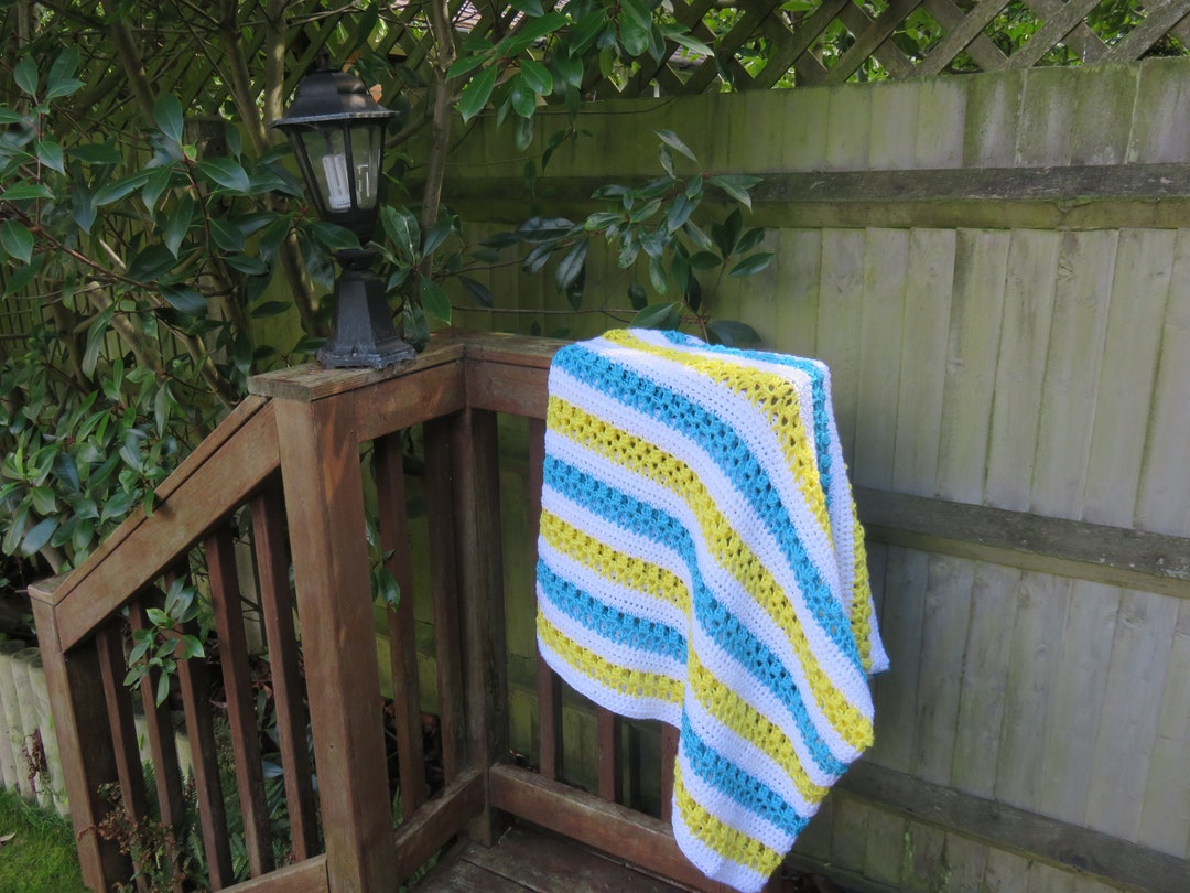 Crochet Pattern Beach Blanket |summer Afghan| Ocean Kiss Beach Blanket ...