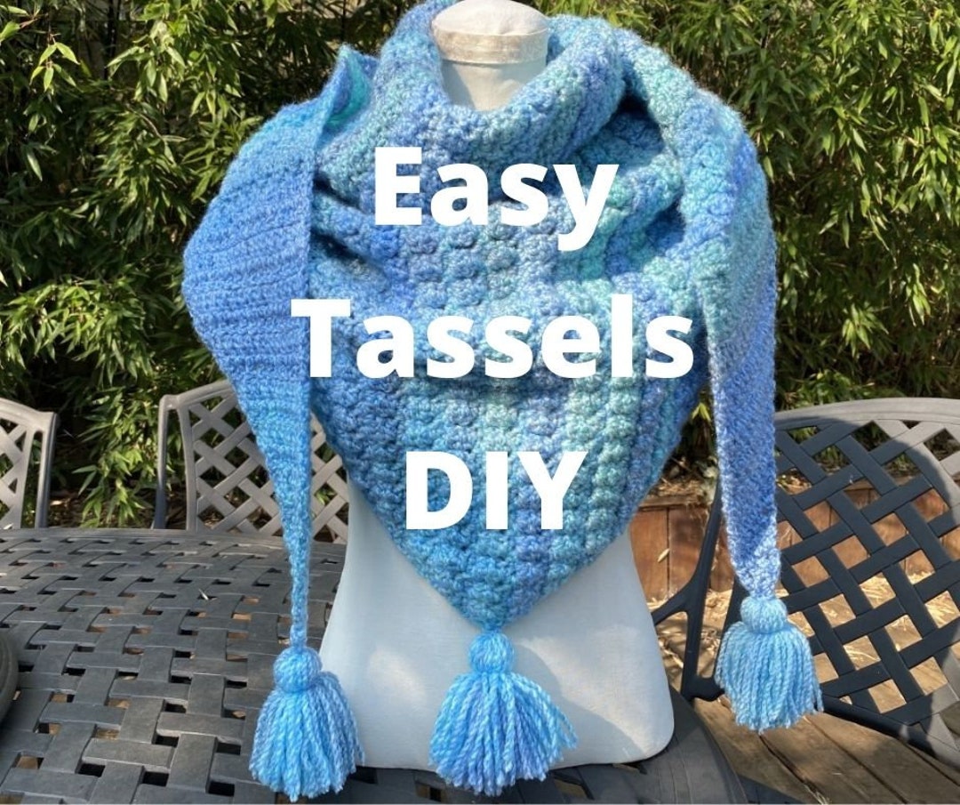 Tassels Pattern - DIY Make Your Own Easy Yarn Wool Shawl Tassels |step ...
