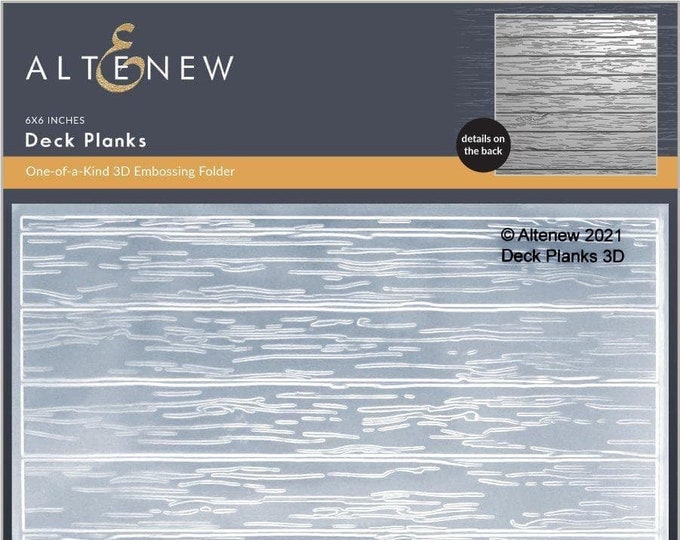 Deck Planks 3D Embossing Folder - Altenew - Etsy